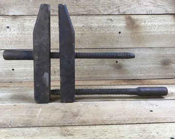 Antique wood clamp | Etsy