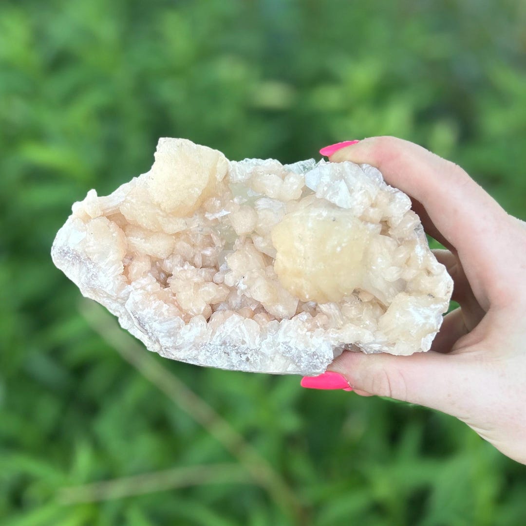 Large Zeolite Specimen Cluster - Beautiful Crystals 6” 1.40 Lbs - Etsy