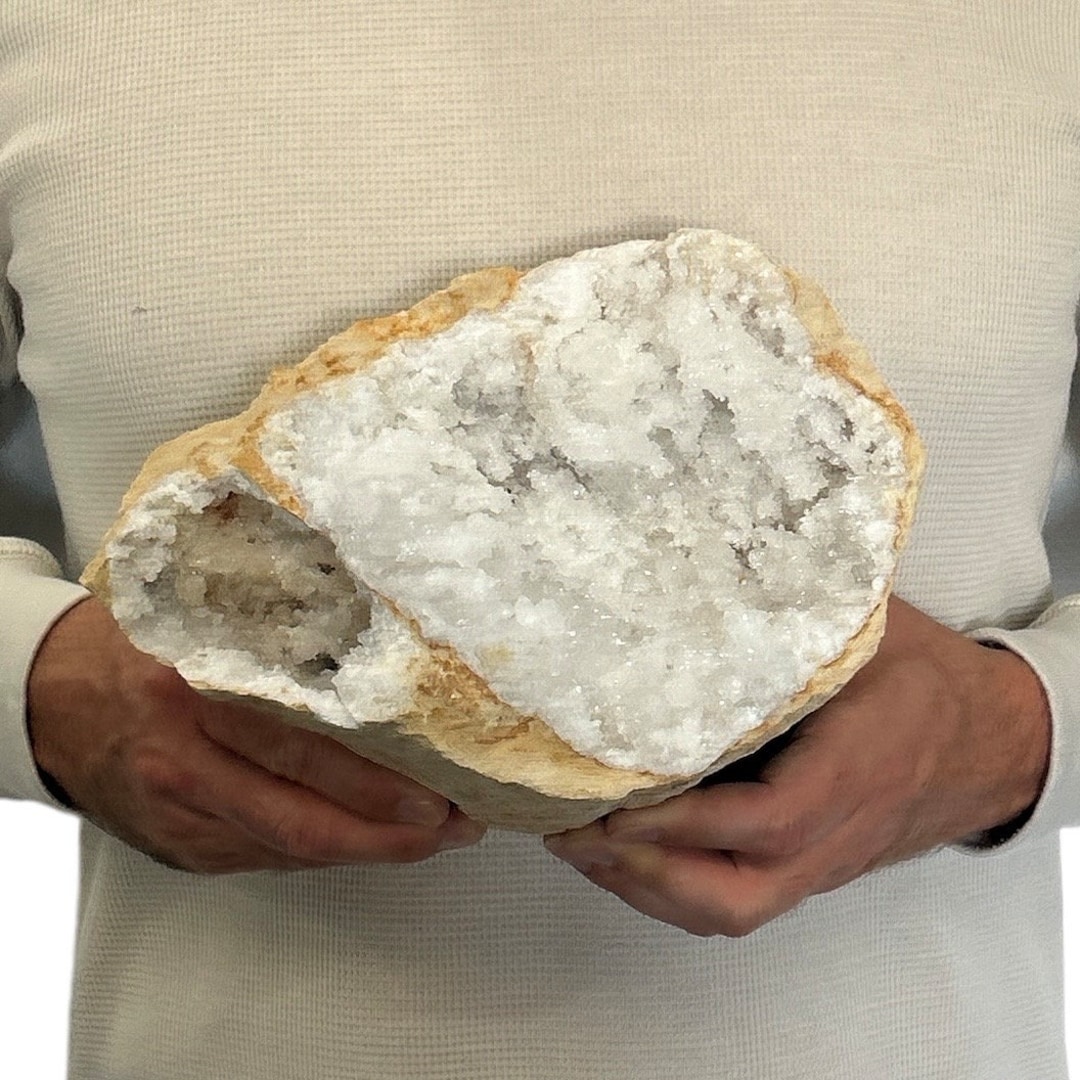 Large Natural Broken Moroccan Geode Pair Crystals 10 - Etsy