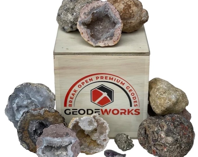 8lbs of Carthage TN Unopened Geodes/agates/nodules Lapidary Break or ...