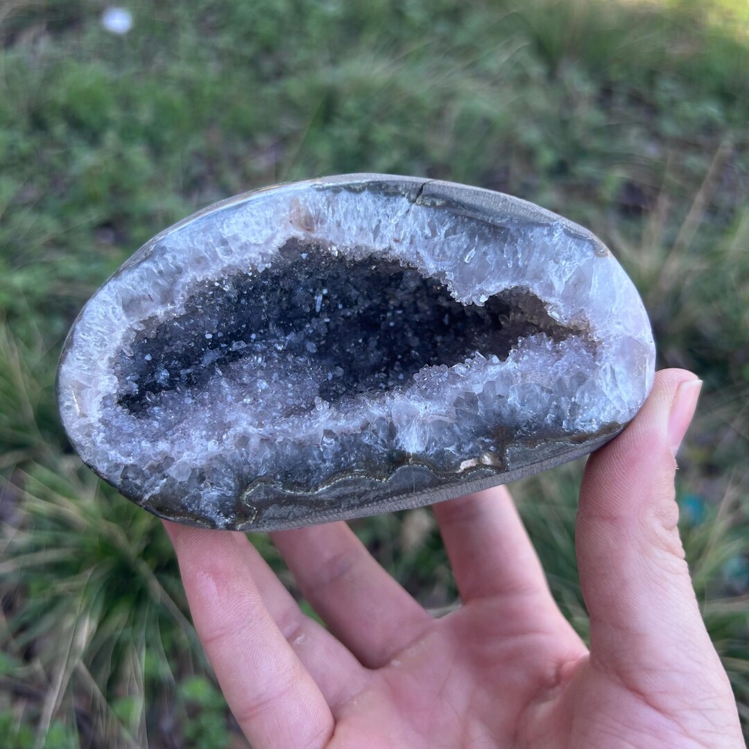 Uruguayan Polished Amethyst Geode 4.5” 1.25 Lbs | Extra Quality ...