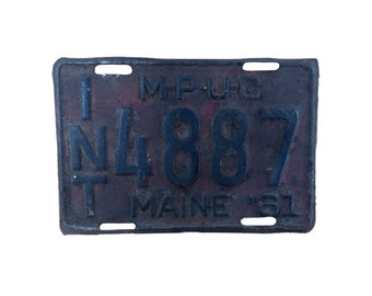 1961 License Plate - Etsy