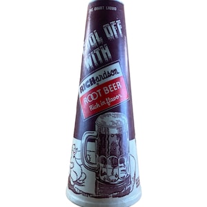 Original Vintage Richardson Root Beer Soda Cone - Etsy