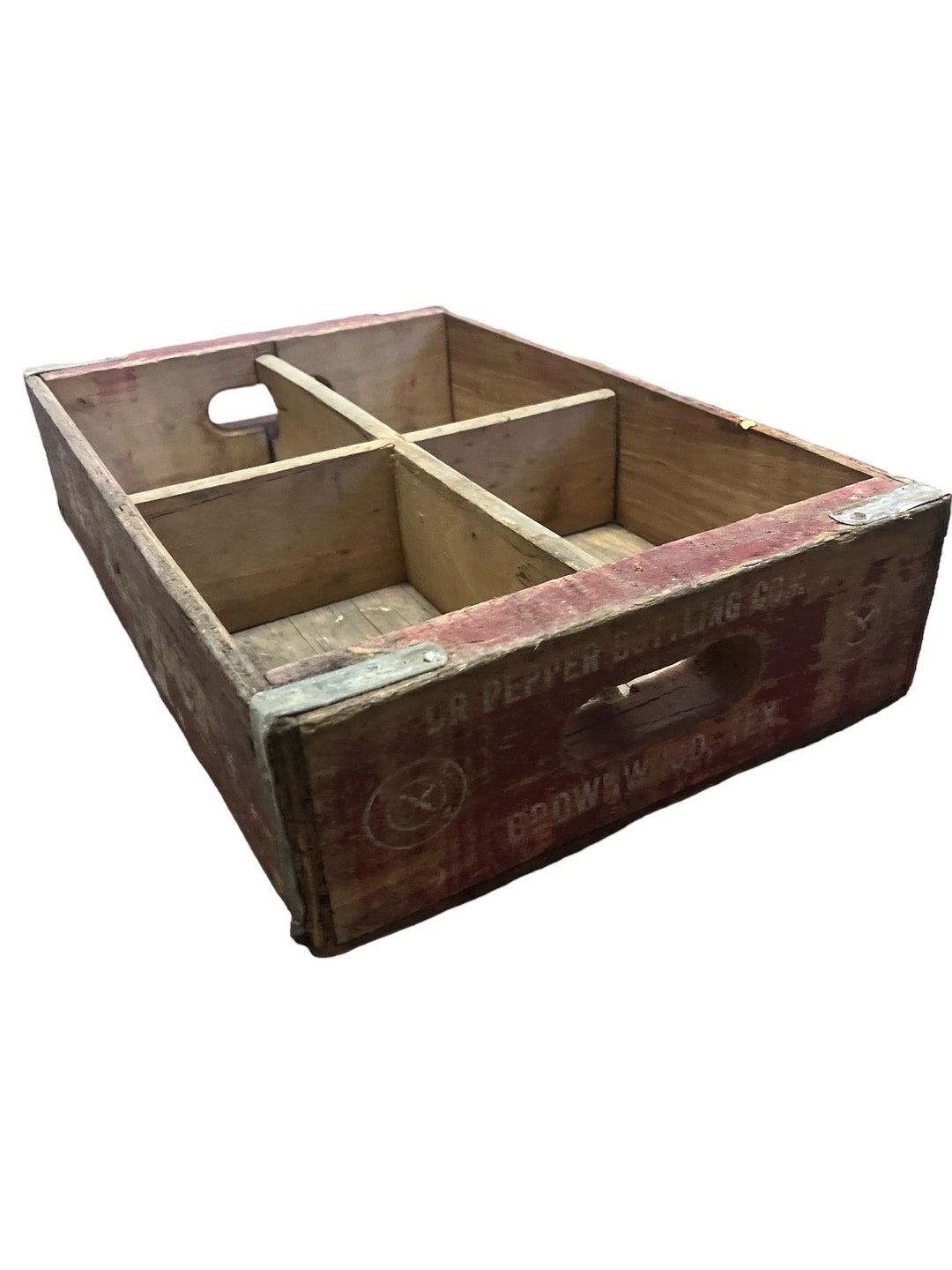 Vintage Wooden Dr Pepper Crate Brownwood, Texas - Etsy