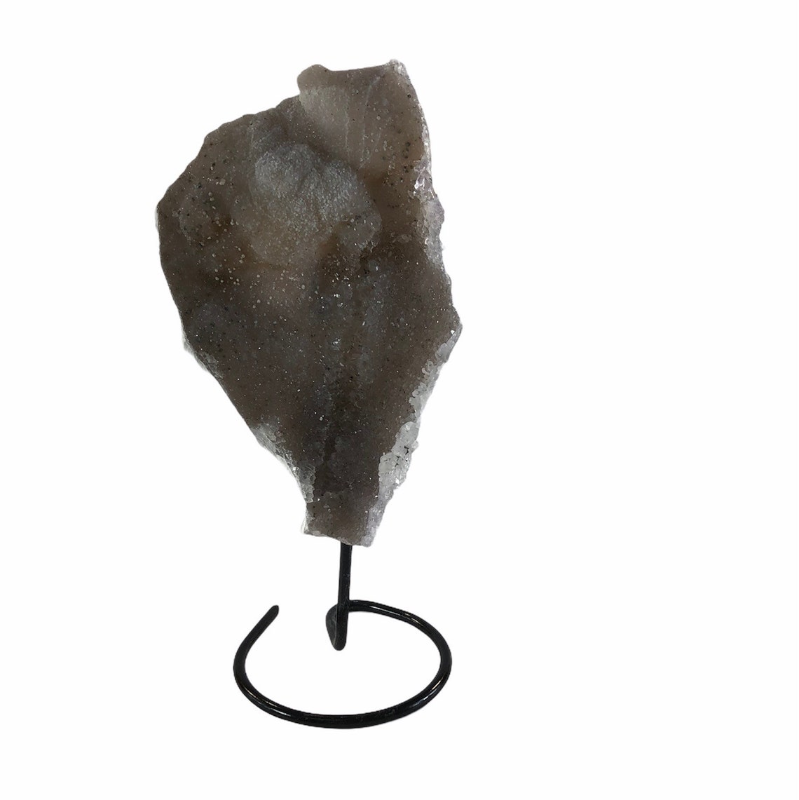 Amethyst Flower Rock on Metal Rod Display Mineral Sculpture - Etsy