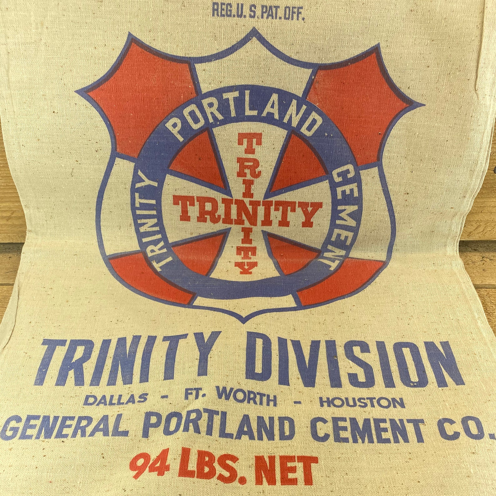 Trinity Portland Cement Cloth Bag - Etsy