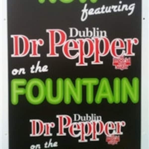Dr Pepper Large Sign - Etsy