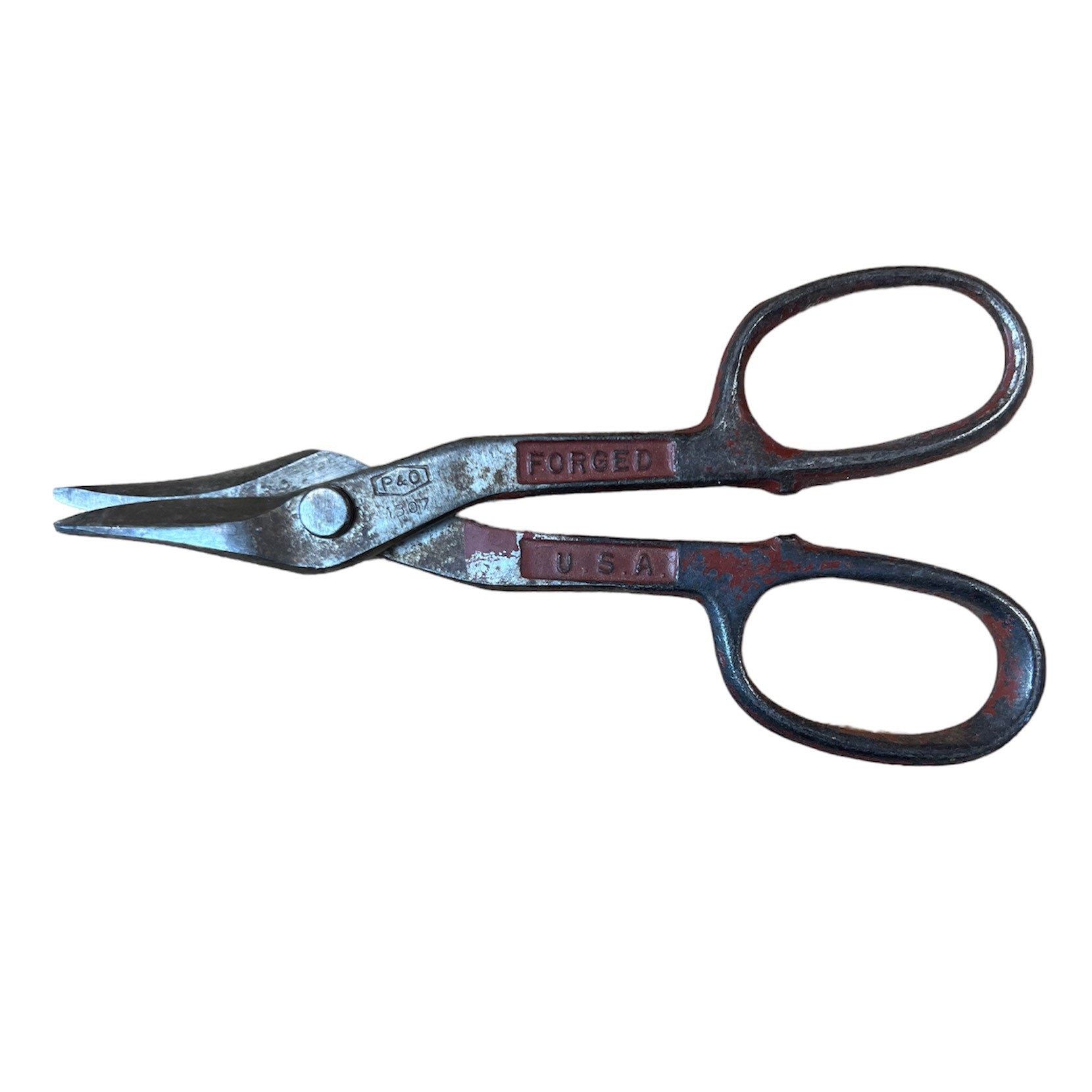 Vintage P&C Metal Shears Tin Snips Forged Steel USA - Etsy