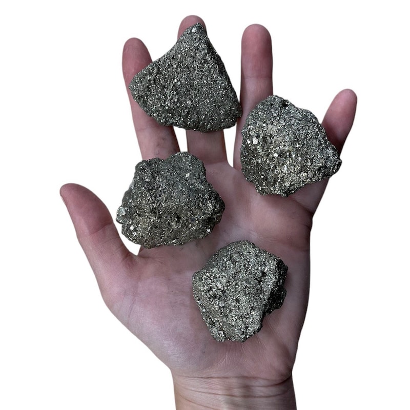 Fools Gold in a Rock - Etsy