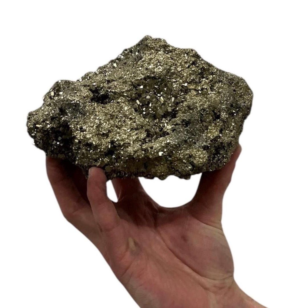 Extra Large Pyrite Fools Gold 6" 4.55 Lbs. Mineral Rock | Beautiful ...