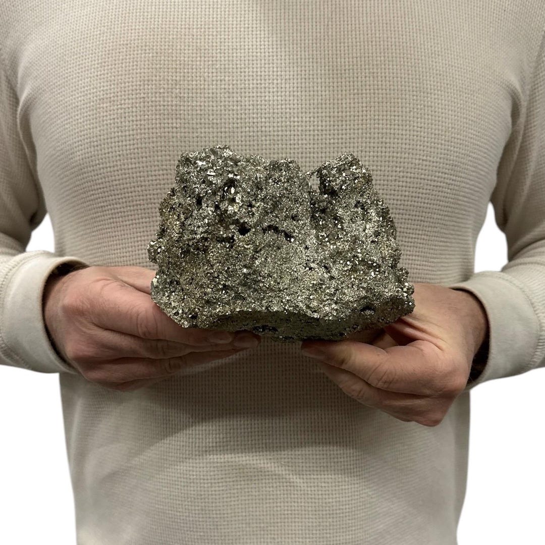 Extra Large Pyrite Fools Gold 6" 5.05 Lbs. Mineral Rock | Beautiful ...