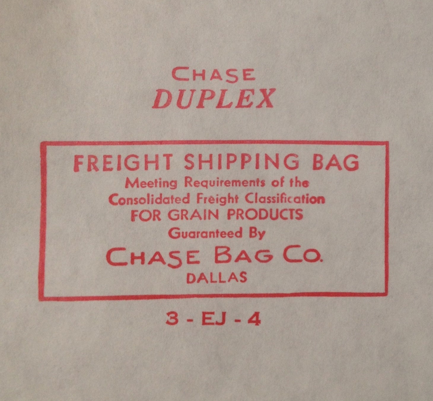 Original Vintage Dublin Texas Paper Feed Grain Sack Sign Chase | Etsy