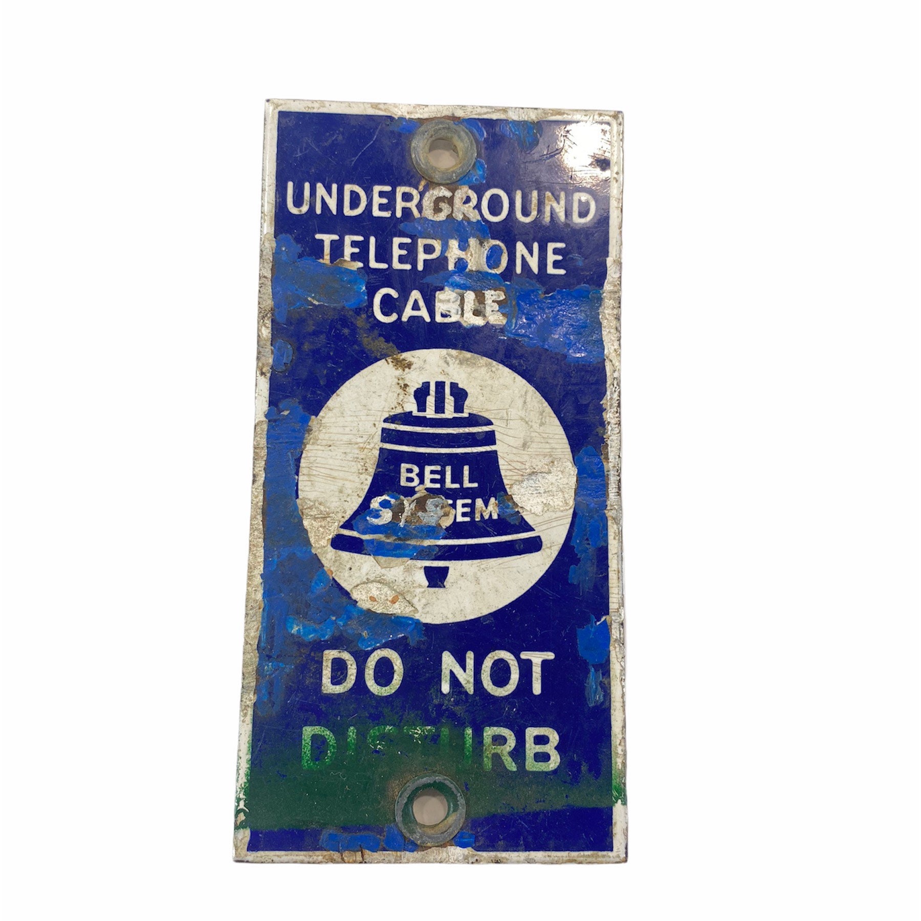 Bell System Public Telephone Porcelain Sign