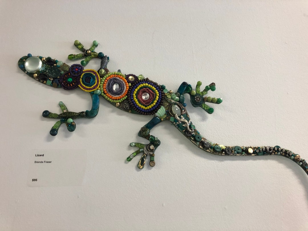 Colorful Lizard or Gecko Mosaic Wall Art - Etsy