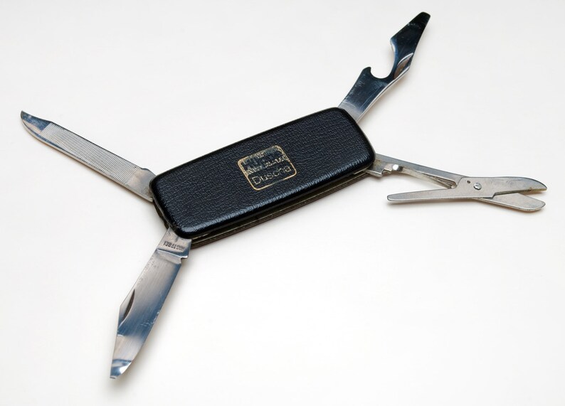 Vintage Austrian Pocket Knife Rostfrei Steel 4 Part Multi Tool Hüppe ...