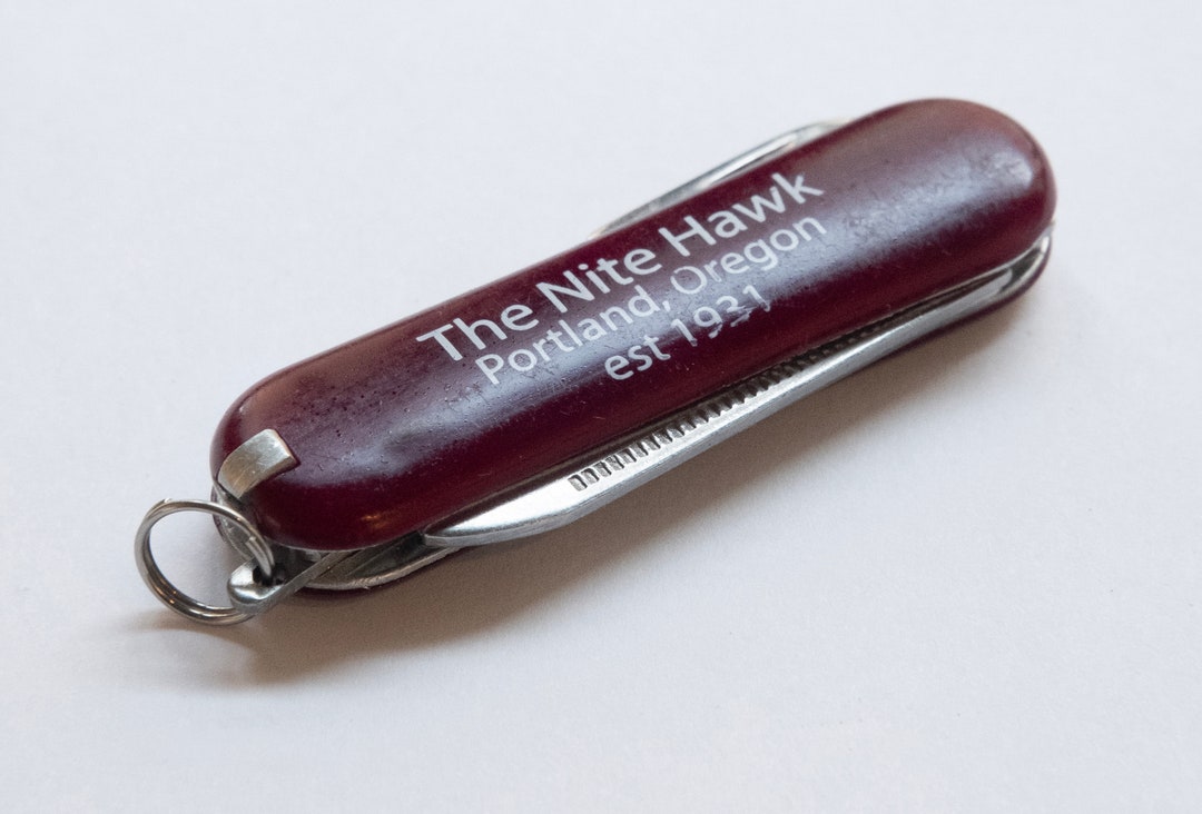 Vintage Pocket Knife Advertising "the Night Hawk" Cafe & Lounge ...