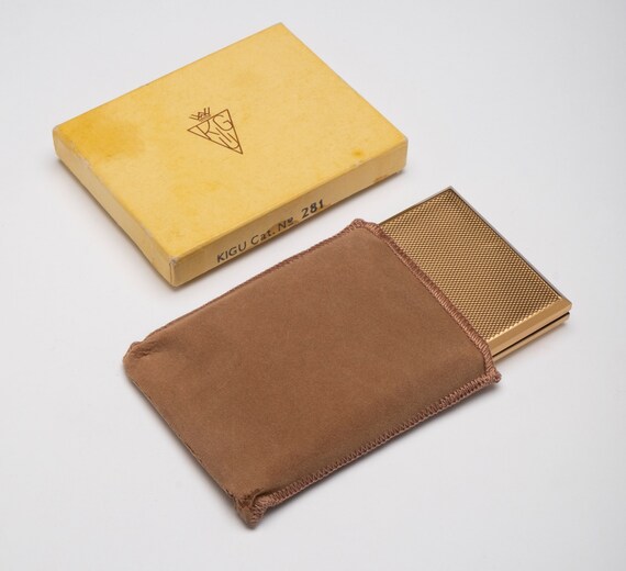 Vintage KIGU powder compact Kigu of London mint with … - Gem