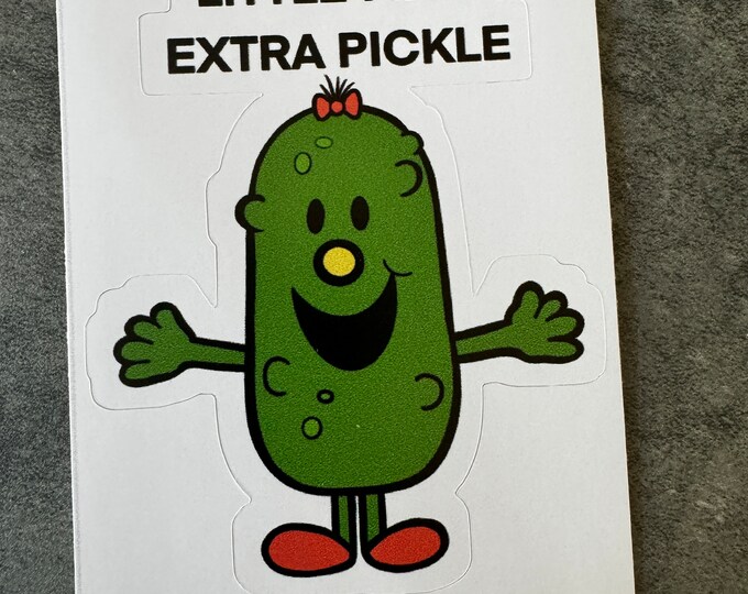 Little Miss Extra Pickle Sticker - Etsy