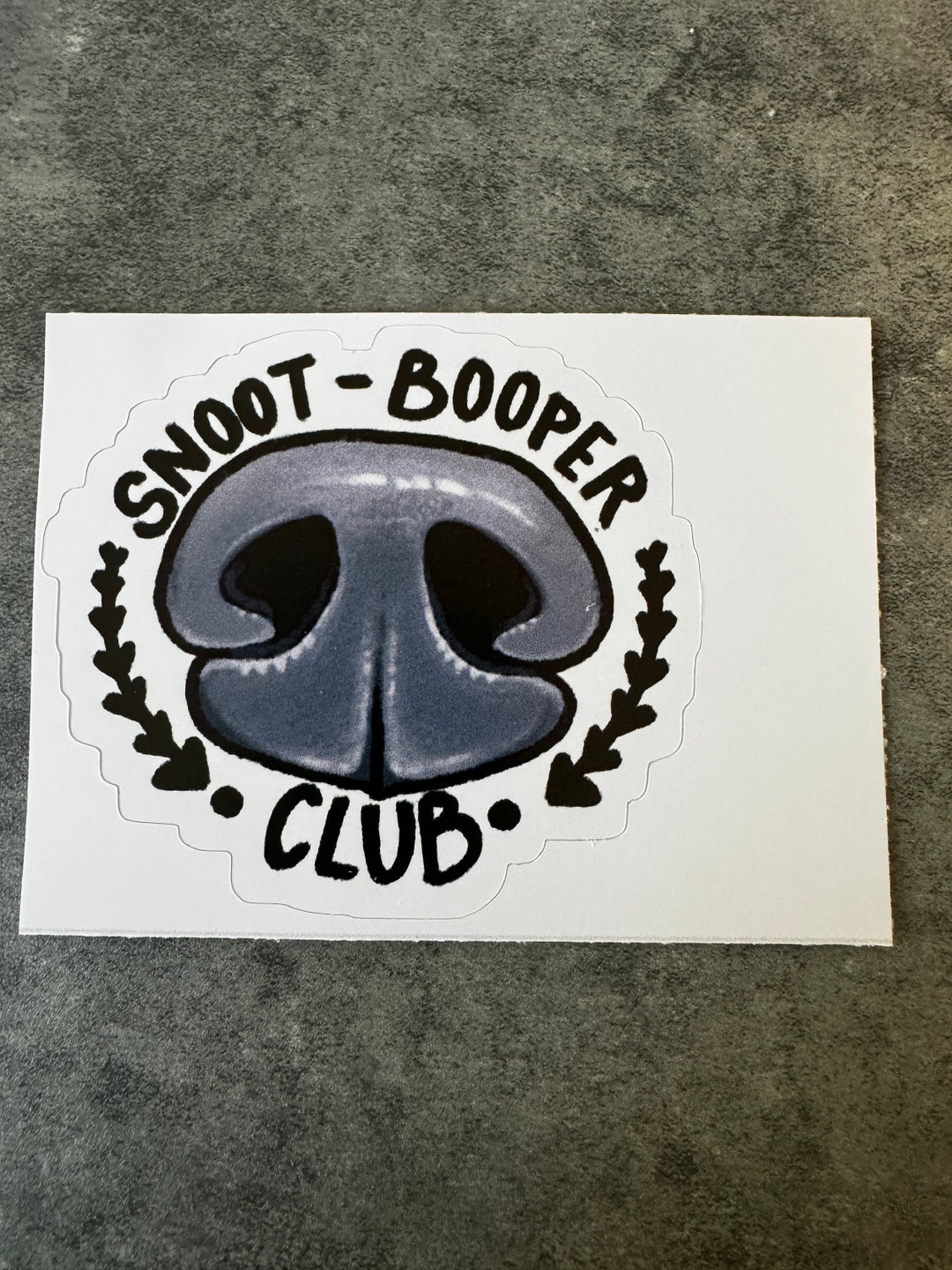 Snoot Booper Club Sticker - Etsy