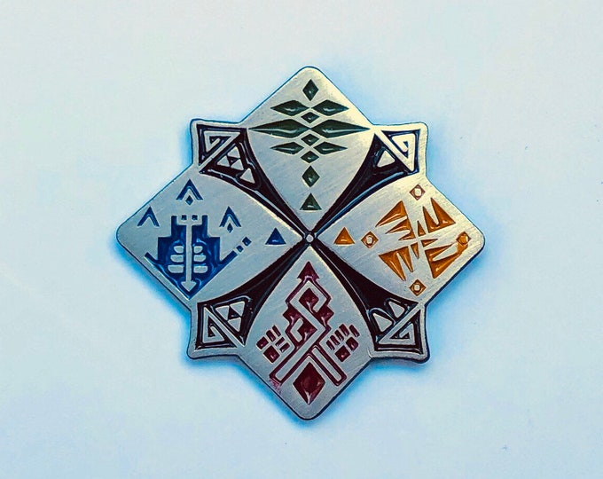 Hunters Guild Crest Enamel Pin- Monster Hunter - Etsy