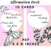 Printable Affirmation Card Deck - Etsy