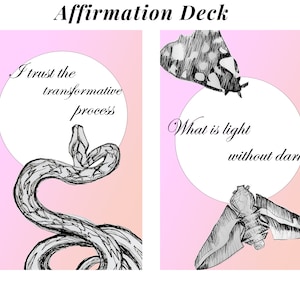 Printable Affirmation Card Deck - Etsy