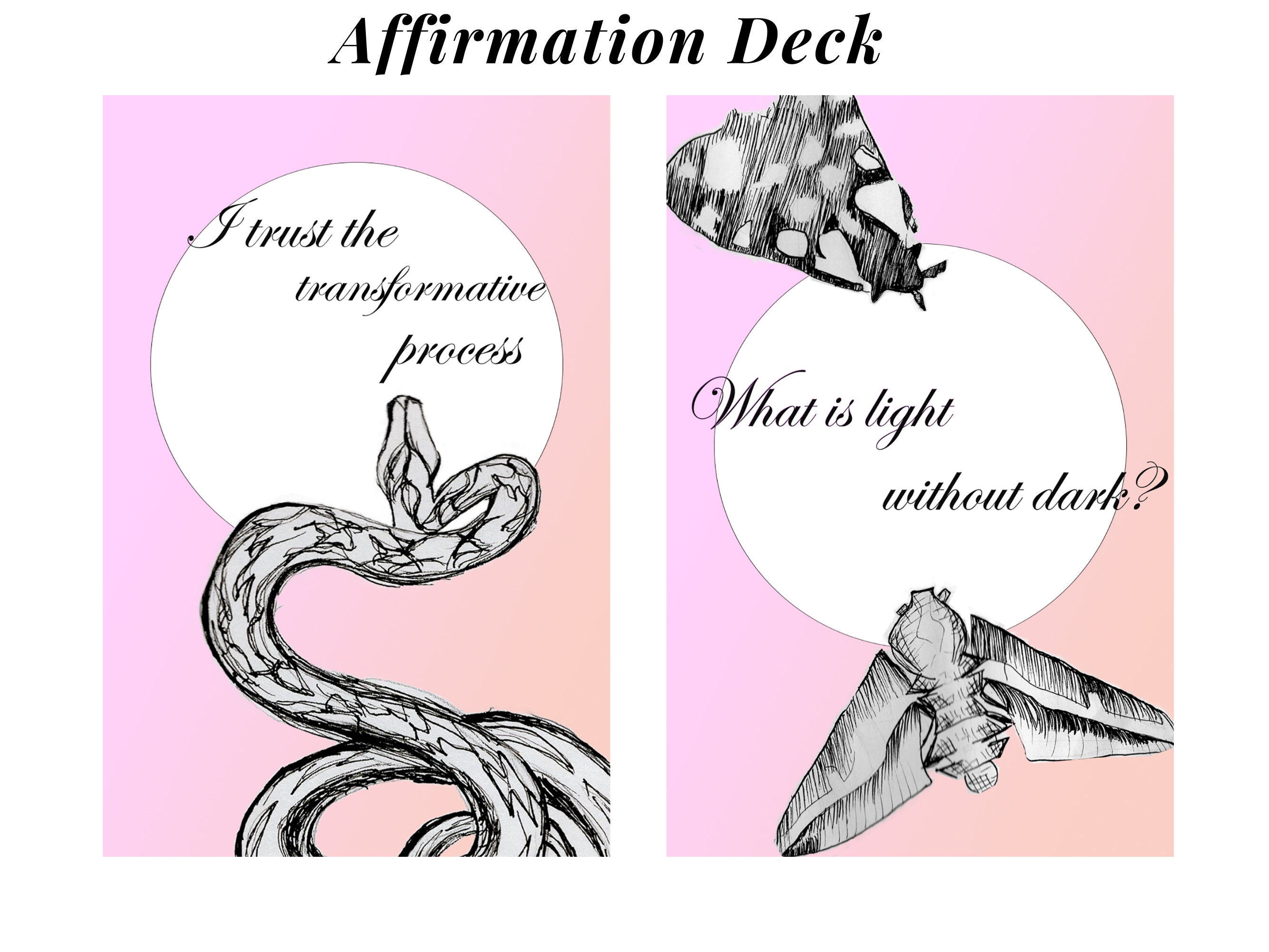 Printable Affirmation Card Deck - Etsy