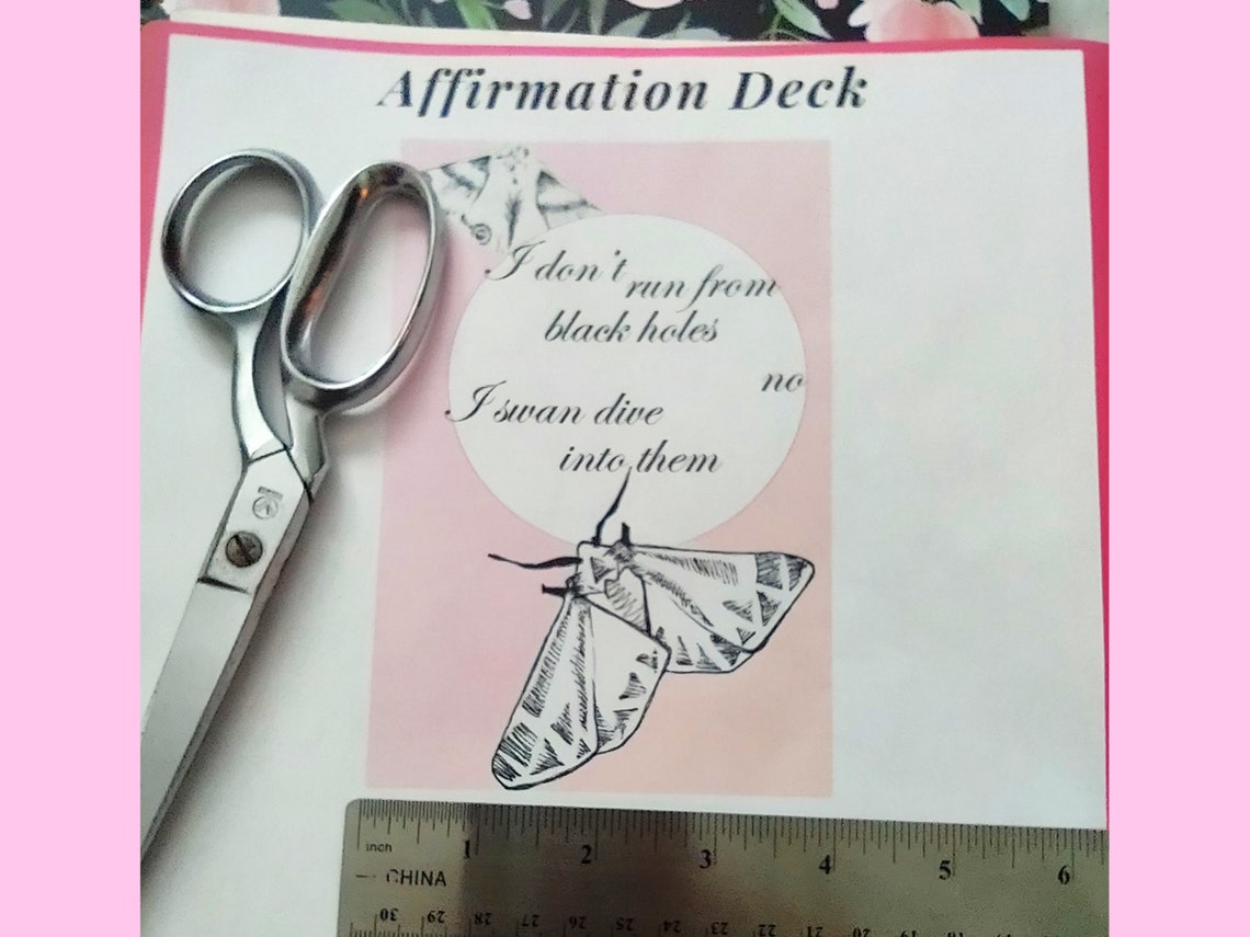 Printable Affirmation Card Deck - Etsy