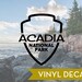 Acadia National Park Badge Decal Choose Your Size and Color | Etsy
