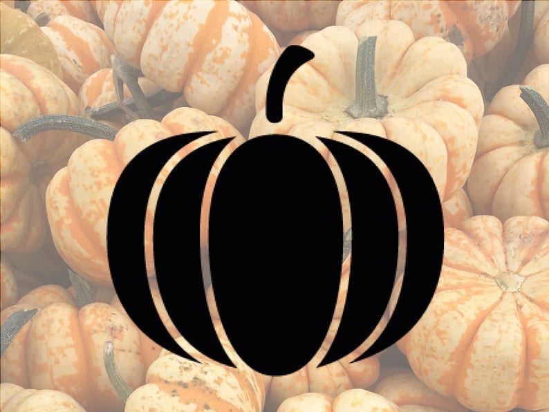 Pumpkin Vinyl Decal Pumpkin Decal Phone Decal Laptop Decal - Etsy