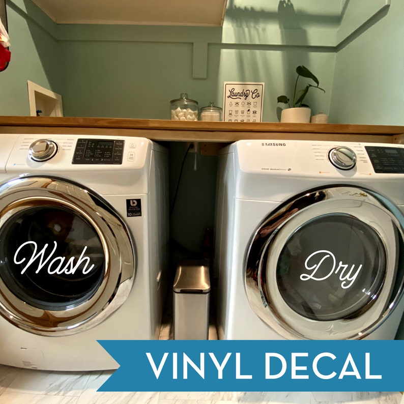 Washer Dryer Decal Packs Custom Labels Laundry Room Labels - Etsy Canada