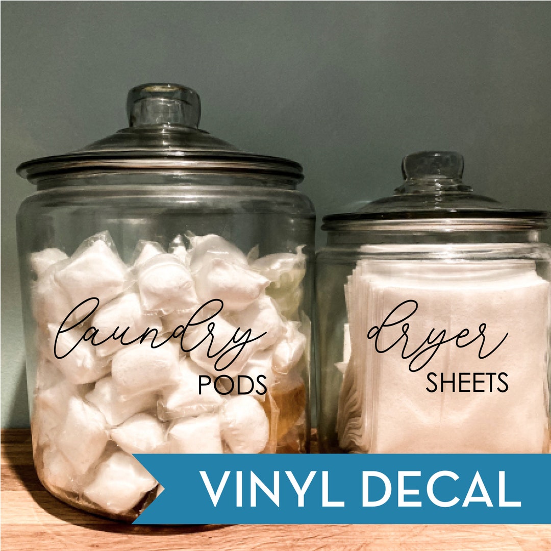 Laundry Label Decal Packs, Custom Labels, Bottle Labels, Custom Color ...