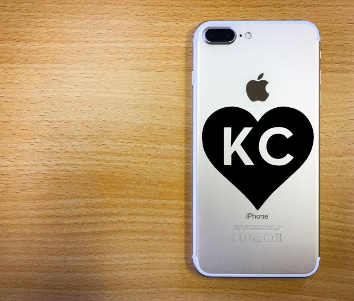 Heart KC Vinyl Decal Phone Decal Laptop Decal Car Decal - Etsy