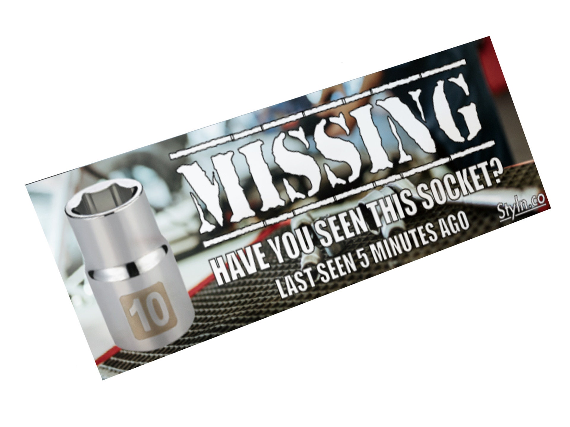 MISSING 10MM SOCKET Slap Sticker Car Truck Vinyl Funny Decal | Etsy