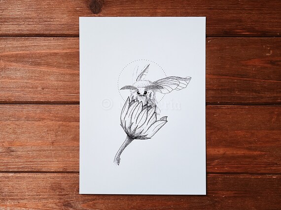 Drawing & Illustration Art & Collectibles Pen & Ink magical original ...