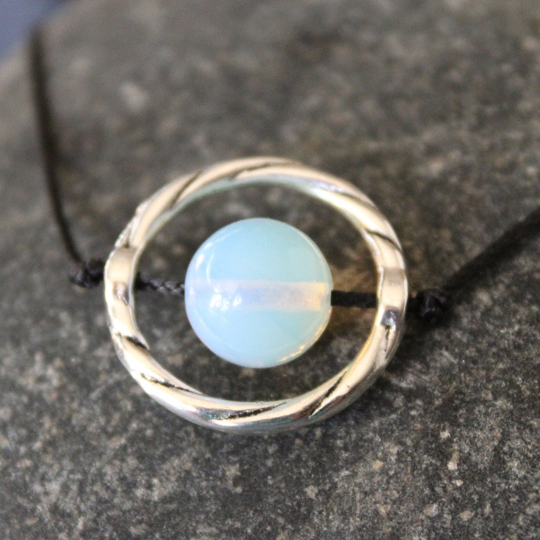 Kinetic Fidget Necklace, Spinner Pendant, Minimalist Stim, Calming ...
