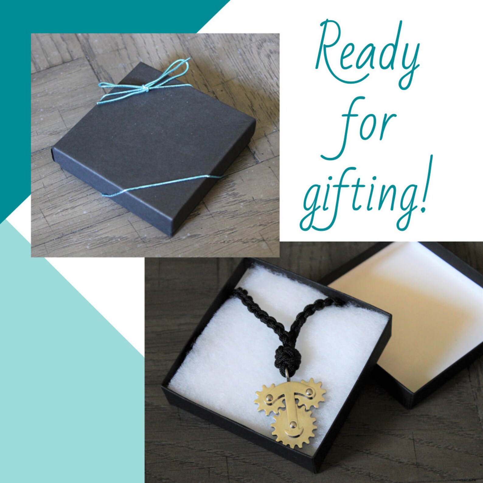 Kinetic Fidget Necklace Steampunk Turning Gear Stainless - Etsy