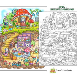 printable animal homes coloring pages