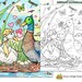 Frog Burrow Animals Coloring Page Instant Download Printable File Line ...