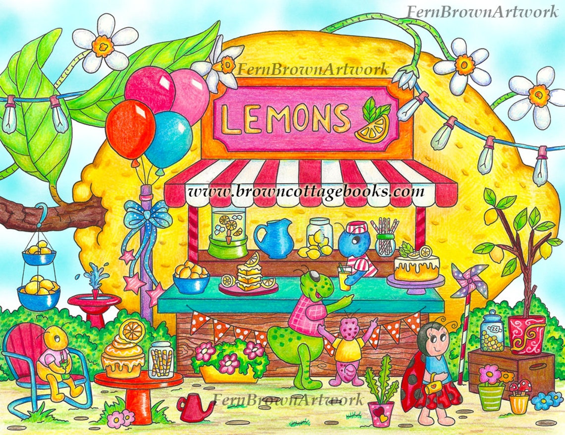 Bug Coloring Page, Food, Instant Download, Insects, Coloring, Printable ...