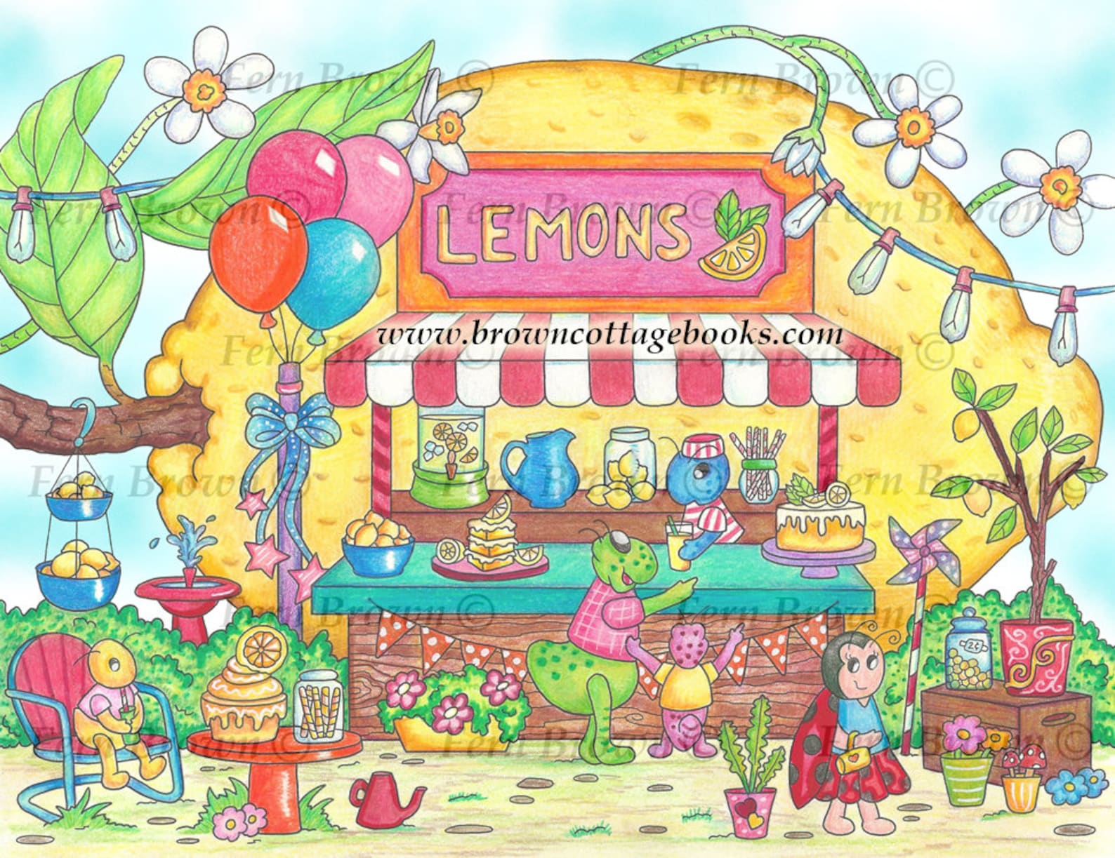 Bug Coloring Page Food Instant Download Insects Coloring - Etsy