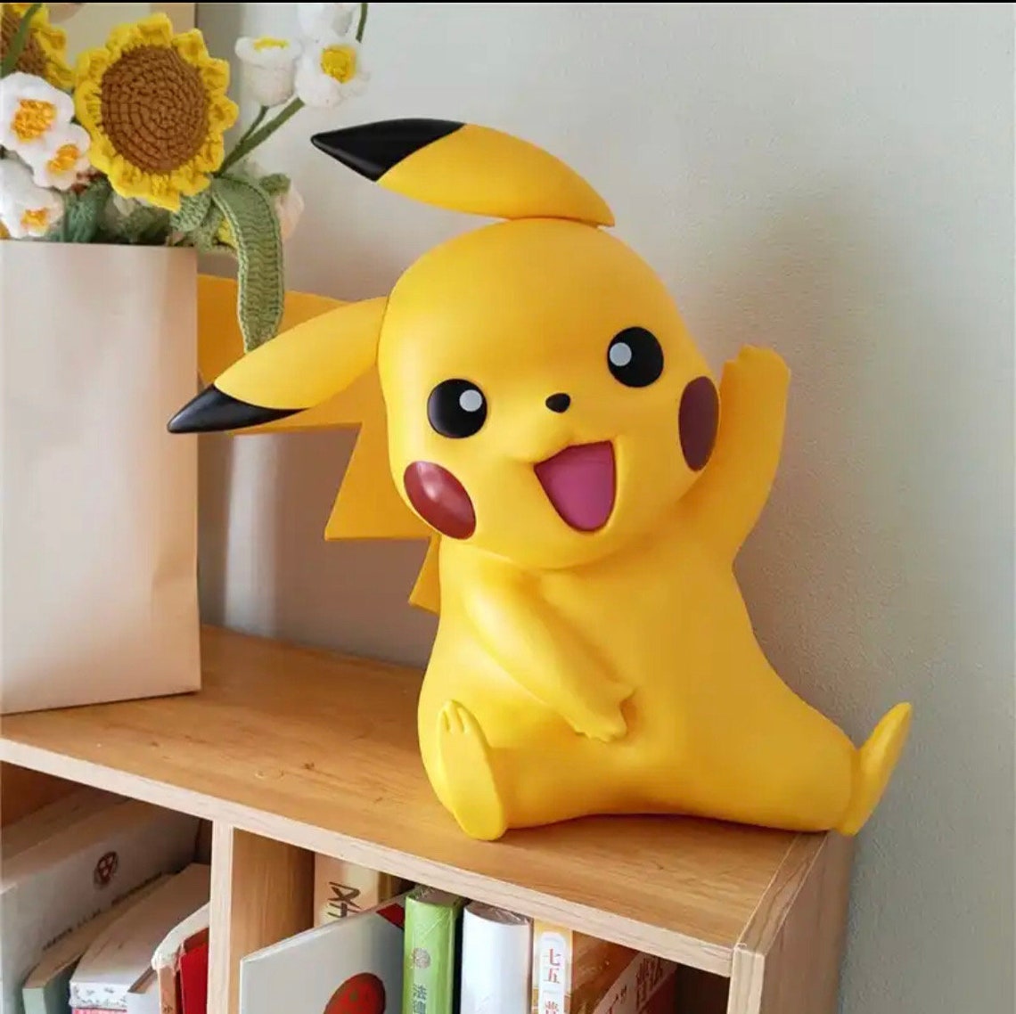 Pikachu Action Figure Pokemon Lifesize Cosplay Decor Prop Replica 33cm ...