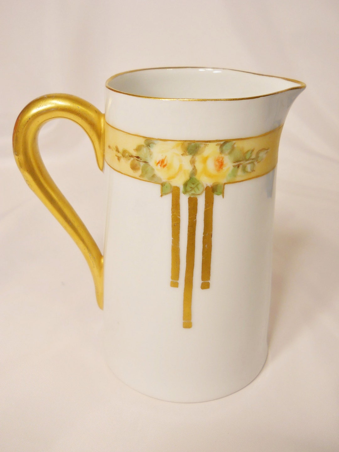 Bavaria “favorite” Pitcher,hand Painted,marked UNO, - Etsy