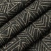 Black Abstract Global Woven Pattern Upholstery Fabric by the Yard - SKU ...