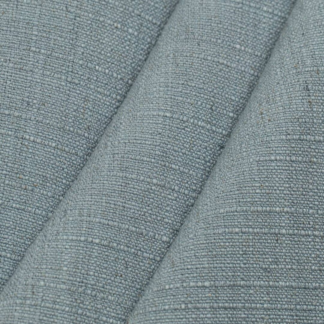 Blue Linen Look Textured Upholstery Fabric by the Yard - SKU: Giselle ...