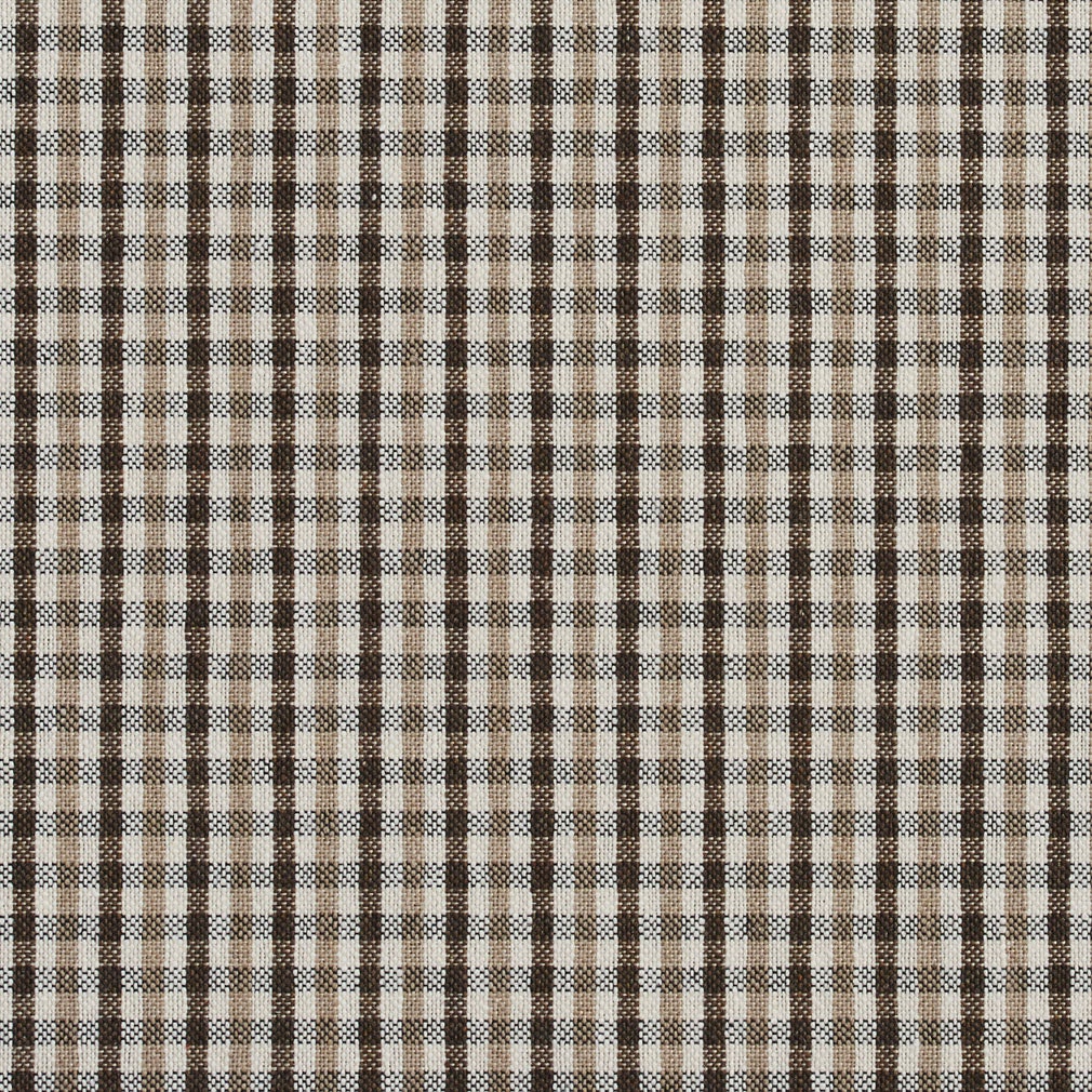 Beige and taupe Small Scale Check Jacquard Upholstery Fabric | Etsy
