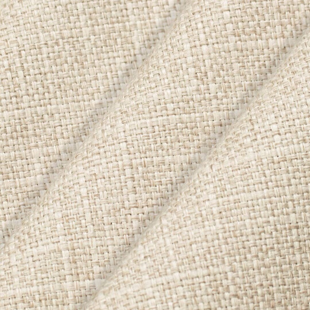 Natural Linen Look Textured Upholstery Fabric by the Yard - SKU ...