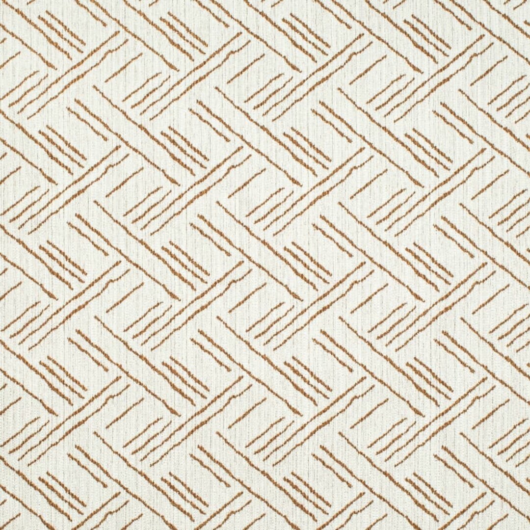 Brown Global Geometric Woven Pattern Cotton Blend Upholstery Fabric by ...