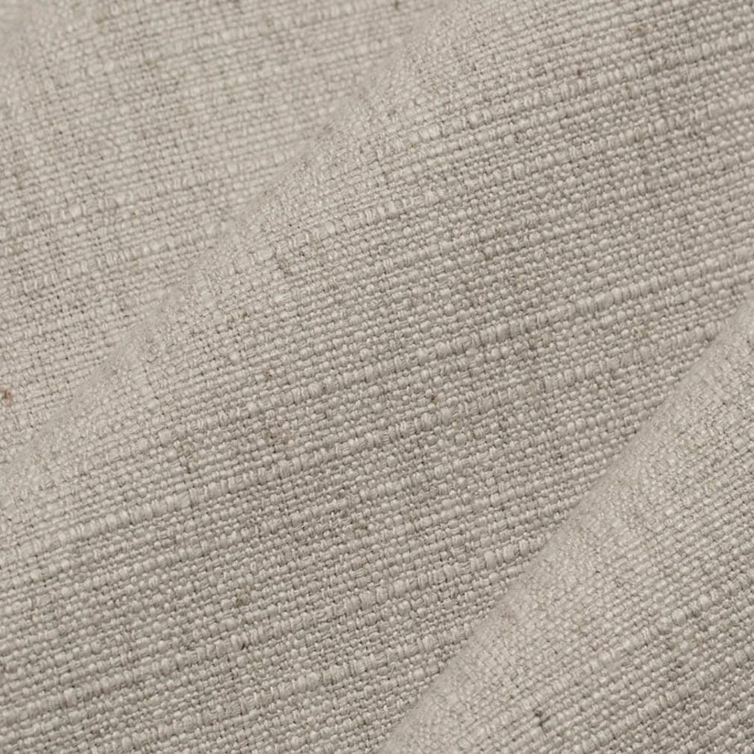 Grey Linen Look Textured Upholstery Fabric by the Yard - SKU: Giselle ...