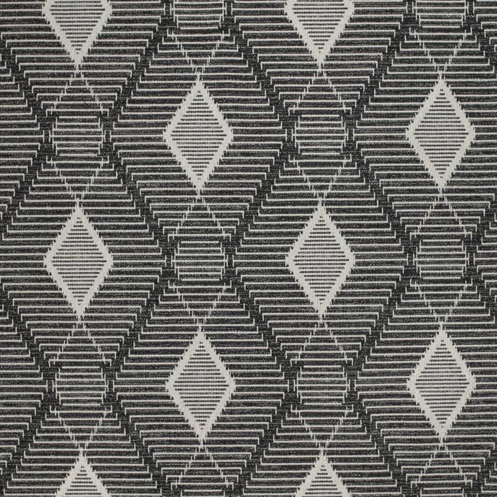 Black Diamond Geometric Woven Pattern Upholstery Fabric by the Yard ...